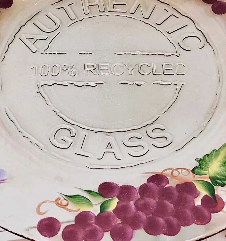 grape plate – Monica's Glass Garden